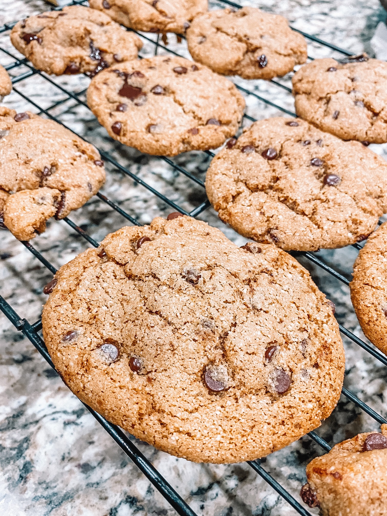 Healthy Chocolate Chip Cookie Recipe - The Rose Tinted Glasses