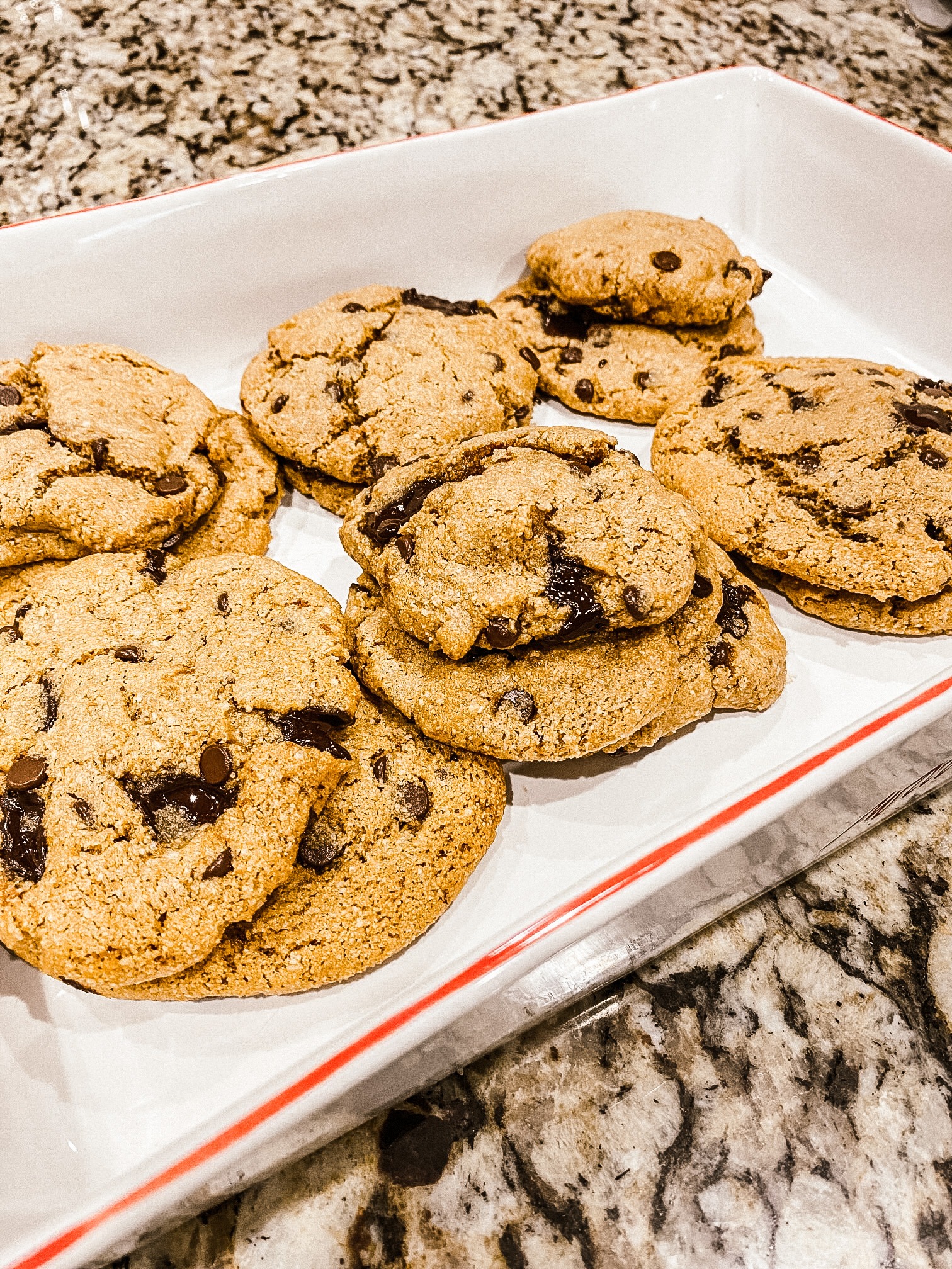 Healthy Chocolate Chip Cookie Recipe - The Rose Tinted Glasses